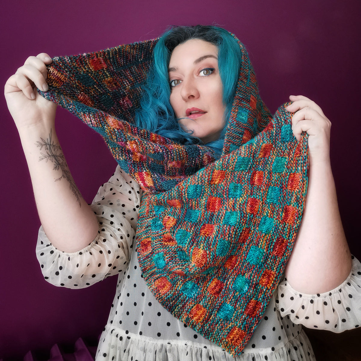 Cube Scarf – Julie Knits in Paris
